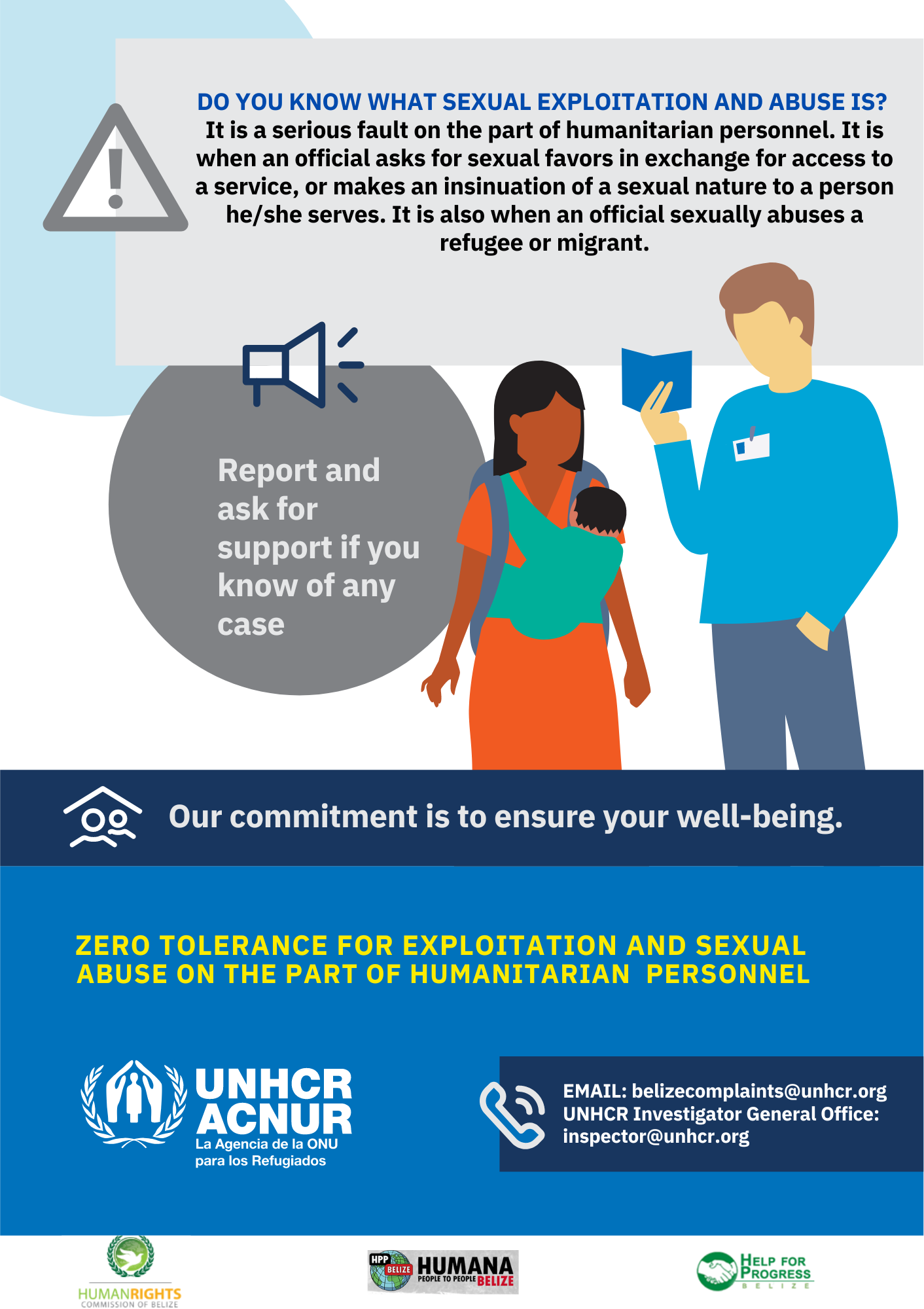 Sexual Exploitation and Abuse by Humanitarian Workers - UNHCR Belize