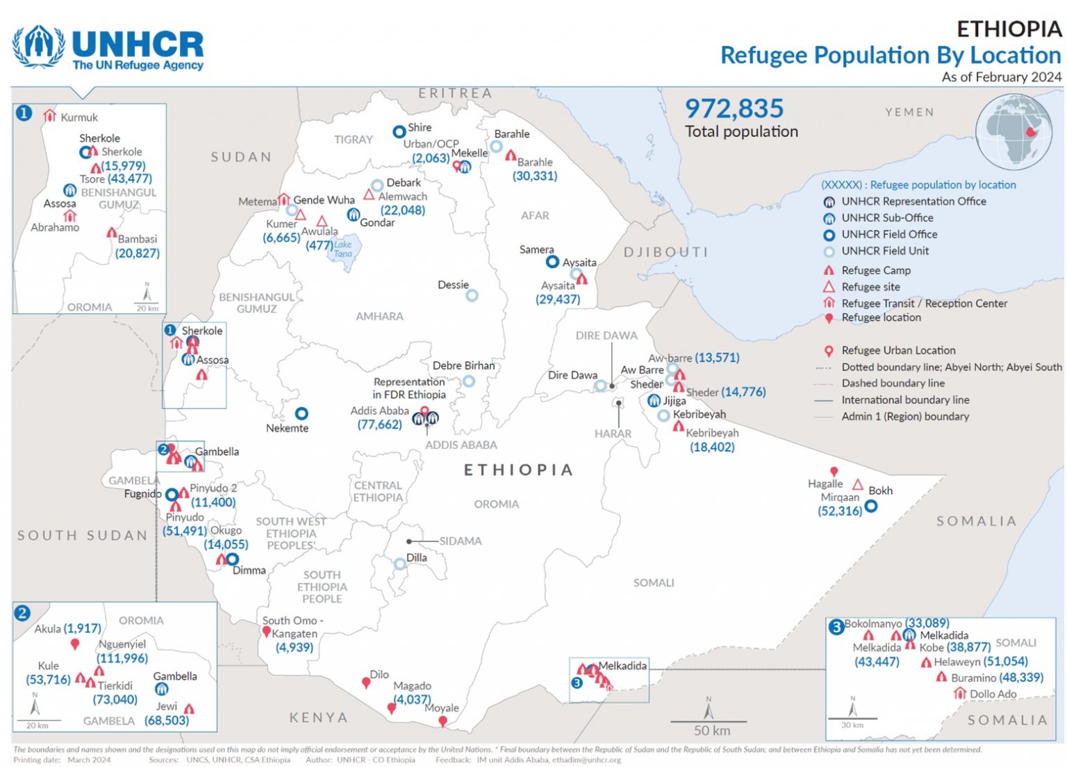Contact us - UNHCR Ethiopia
