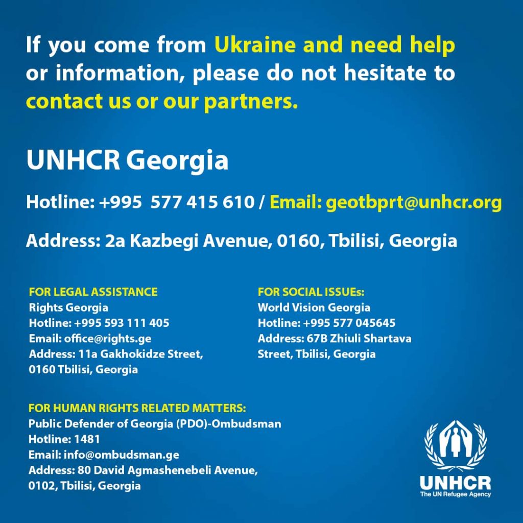 UNHCR Georgia - Help for refugees and asylum-seekers