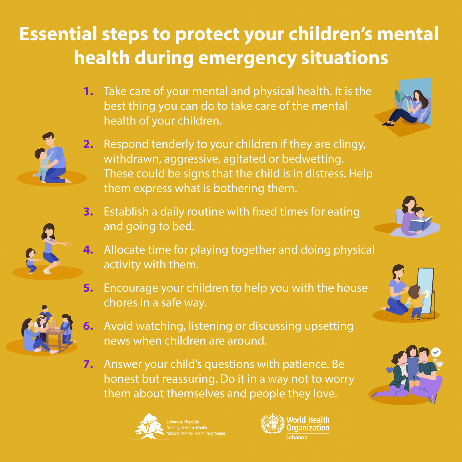 Protecting your Children’s Mental Health - UNHCR Lebanon