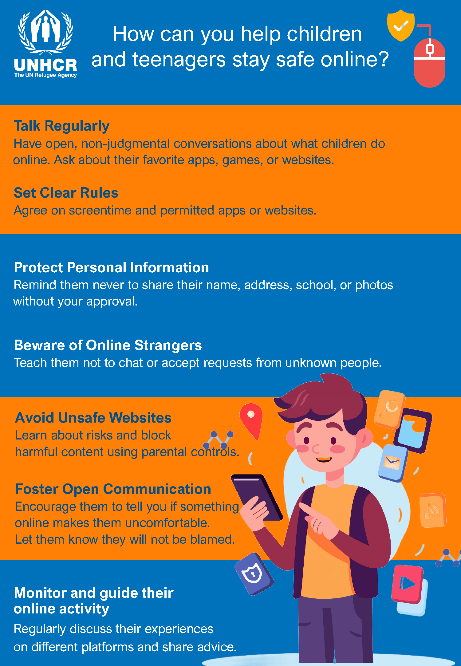 Let’s Talk About Staying Safe Online 💻 - UNHCR Lebanon