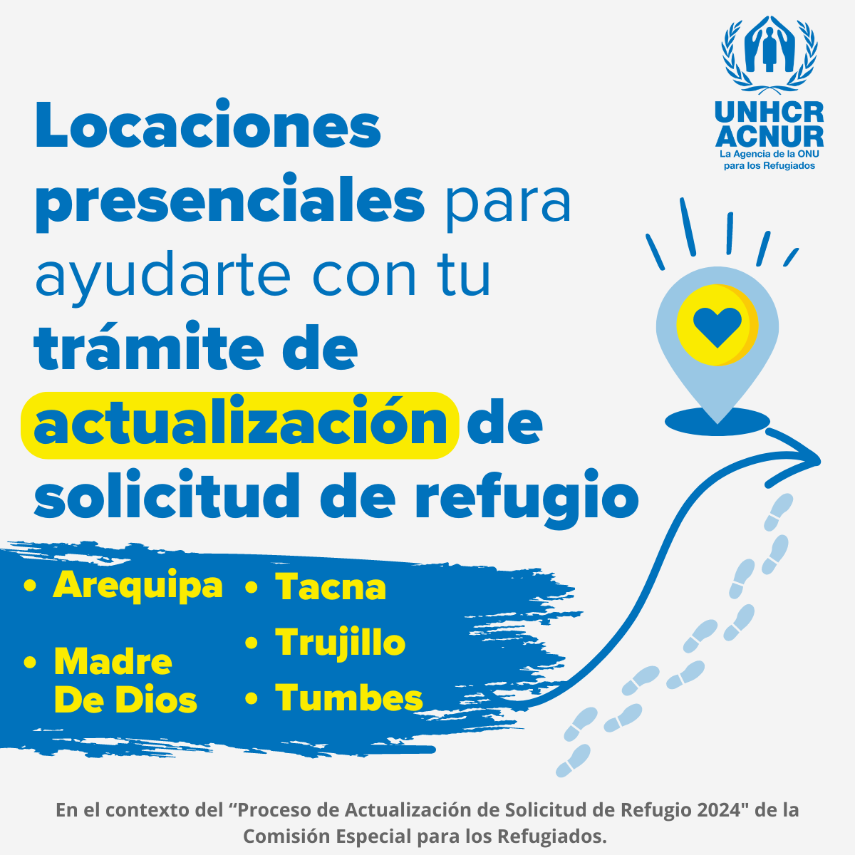 Actualización de solicitud de refugio 2024 - ACNUR Perú