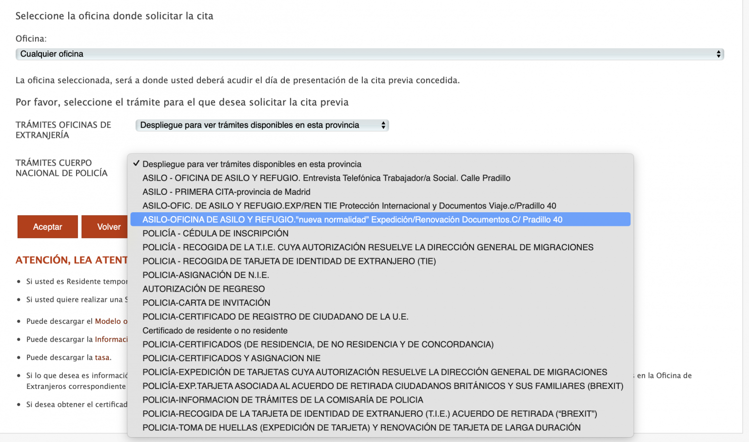 Applying for Asylum within the Spanish Territory - UNHCR Spain