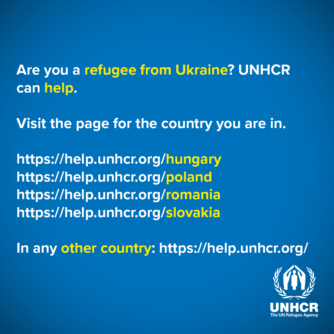 UNHCR Ukraine - Help for war-affected people, refugees and asylum-seekers